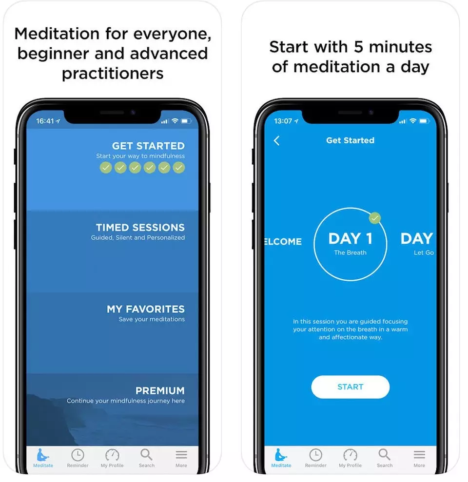 De bêste apps foar meditaasje en mindfulness om jo geast te kalmeren 10018_3