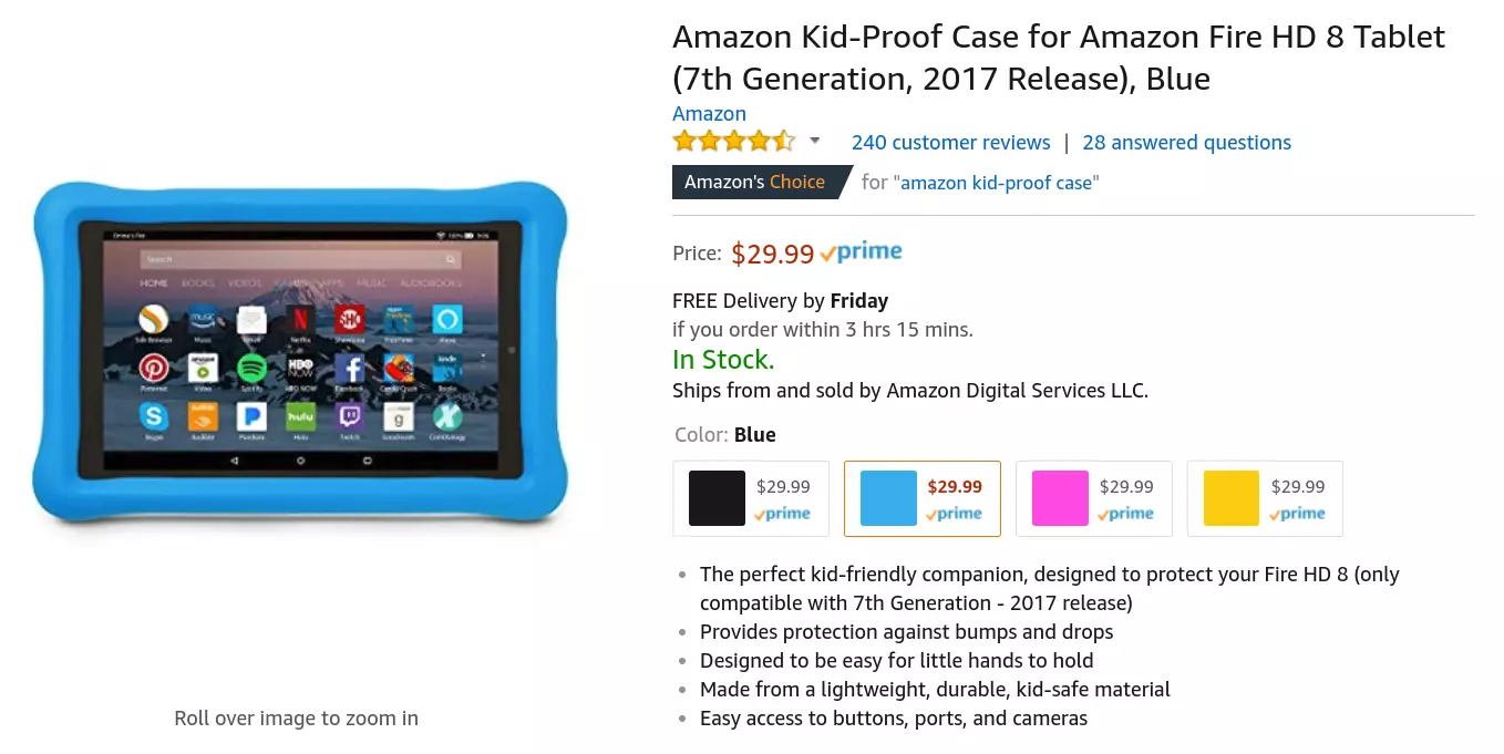 هل تشتري جهاز Amazon Fire Tablet؟ اشترِ إصدار الأطفال (حتى لو لم يكن للأطفال) 10037_4