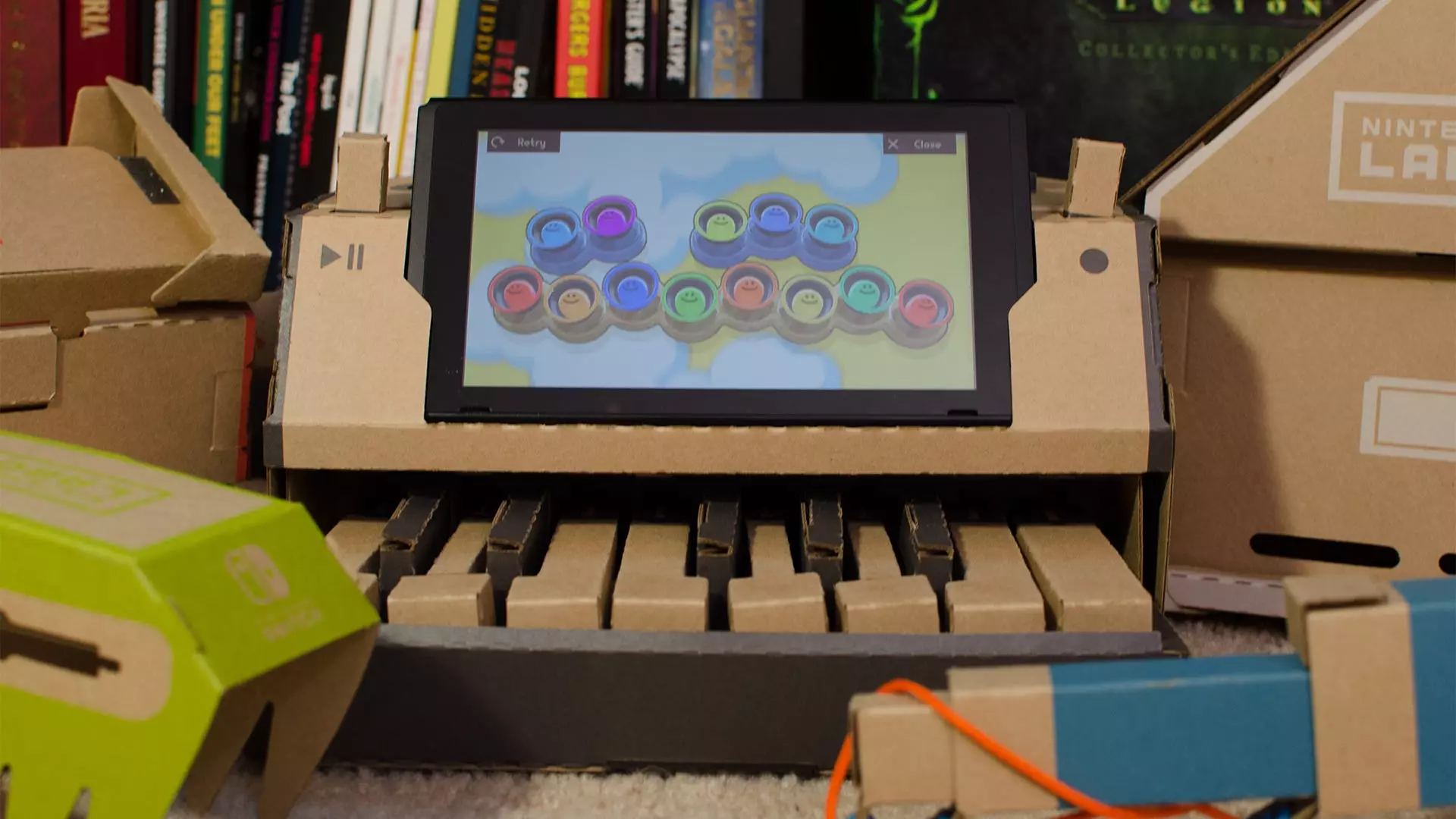 Recenze Nintendo Labo: Zábavná strojírenská dílna zabalená v kartonu