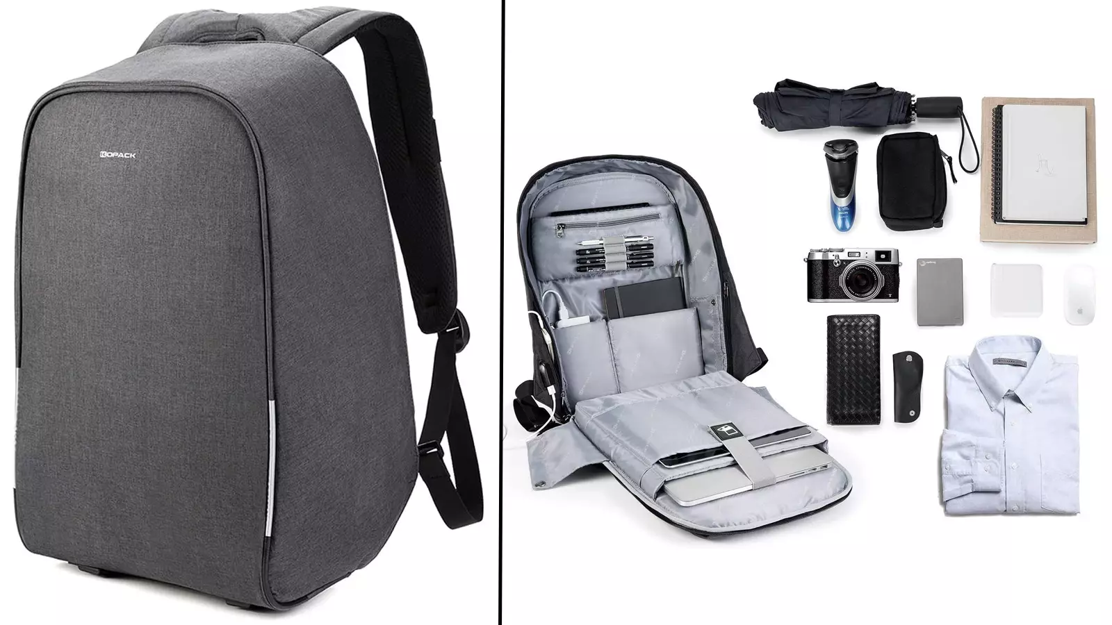 KOPACK Scan Smart Anti-Theft Laptop Backpack