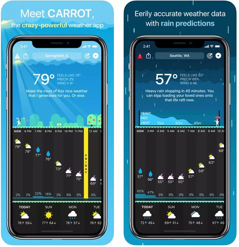 7 skvělých aplikací pro sledování počasí 10209_3