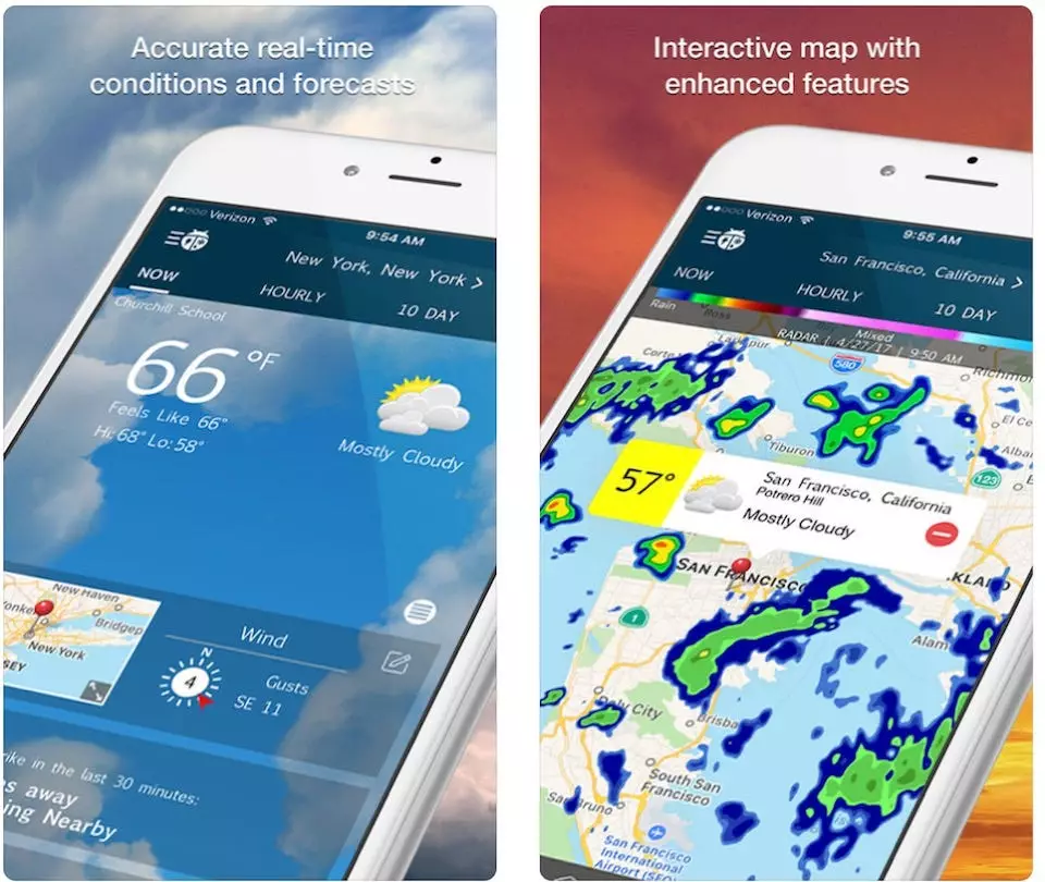 7 skvělých aplikací pro sledování počasí 10209_4