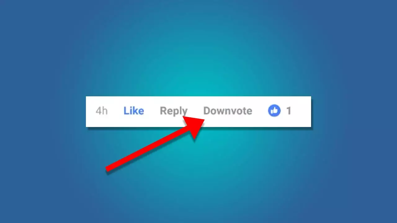 Facebook은 Downvote 버튼을 테스트하고 있지만 싫어요라고 부르지 마십시오