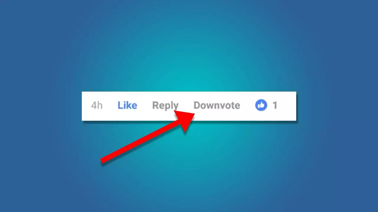 Facebook Downvote බොත්තමක් පරීක්‍ෂා කරයි, නමුත් කරුණාකර එයට අකමැති යැයි නොකියන්න