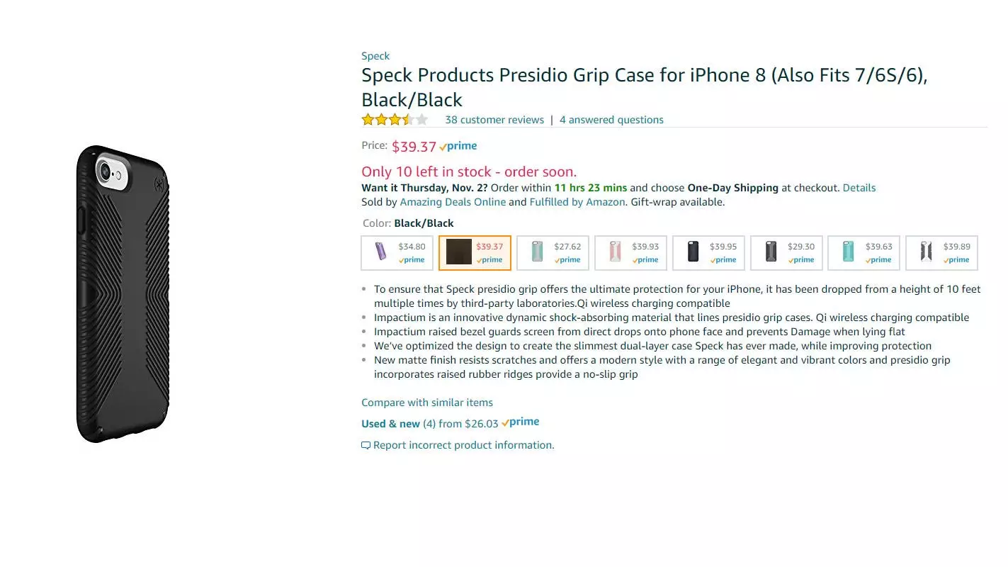 Spar stort på iPhone 8-deksler ved å kjøpe et iPhone 7-deksel i stedet 10373_2
