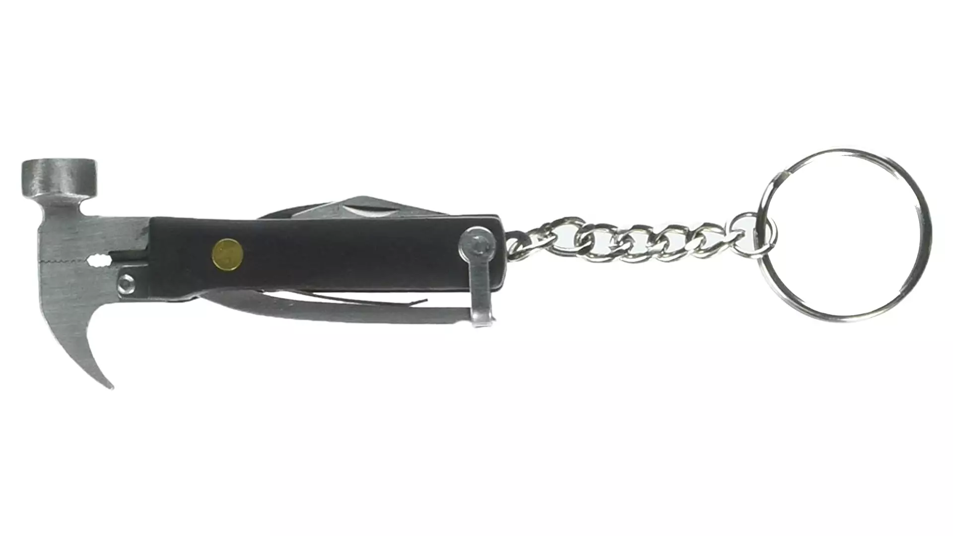 Kikkerland Mini Hammer Tool во црна боја