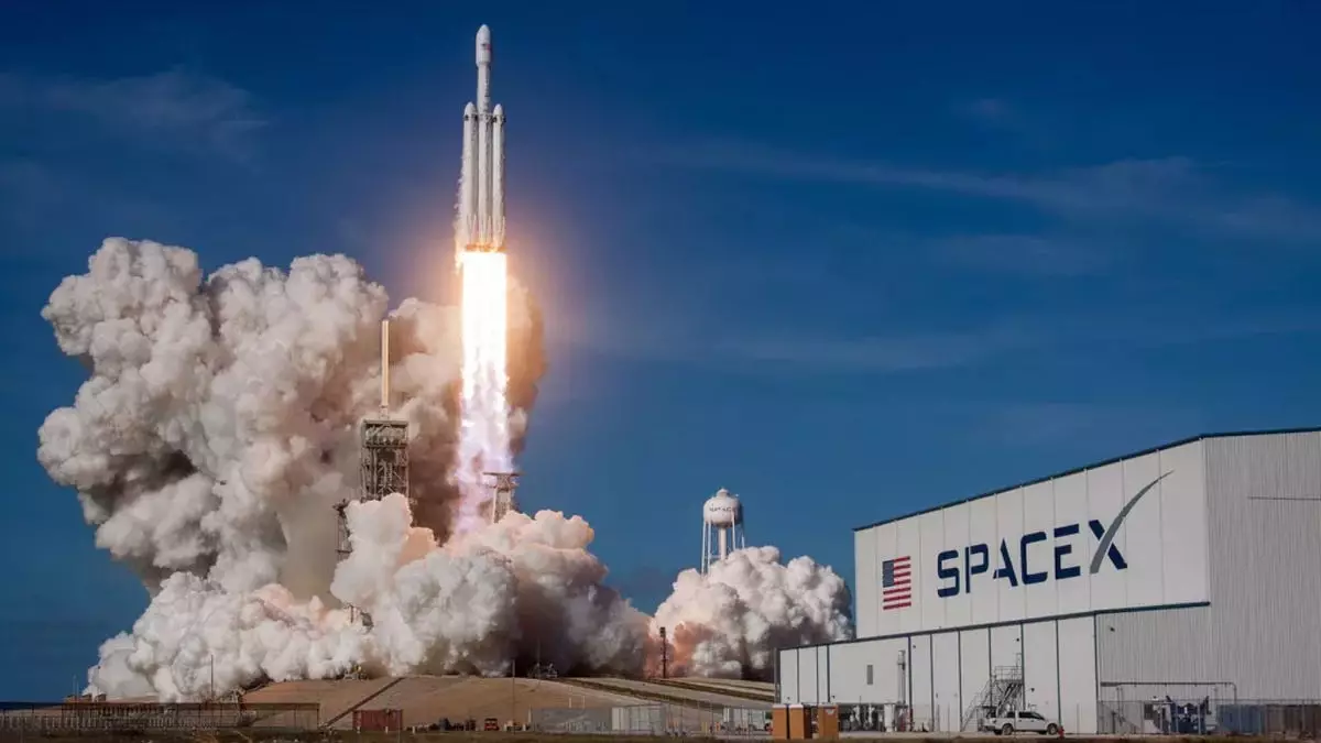 Lancement de la fusée SpaceX