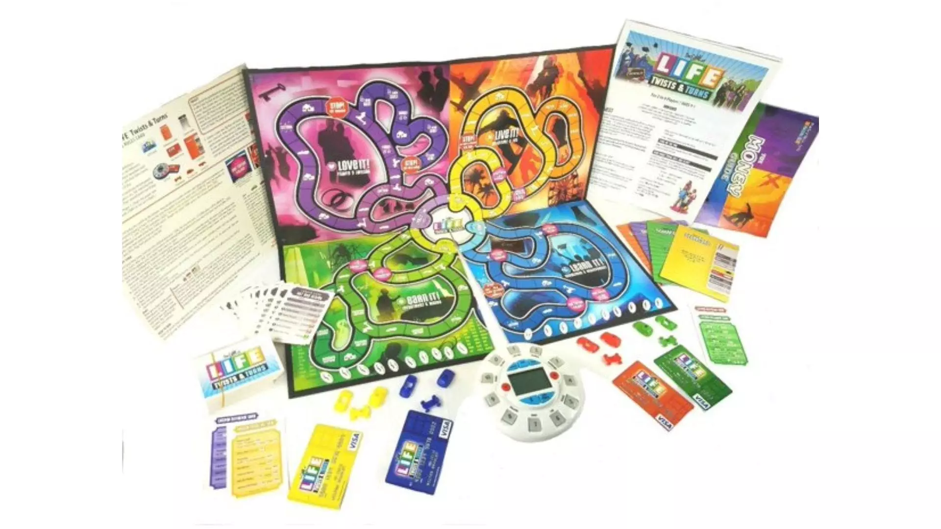 The Game of Life edisi berliku-liku dengan kandungan yang dibentangkan