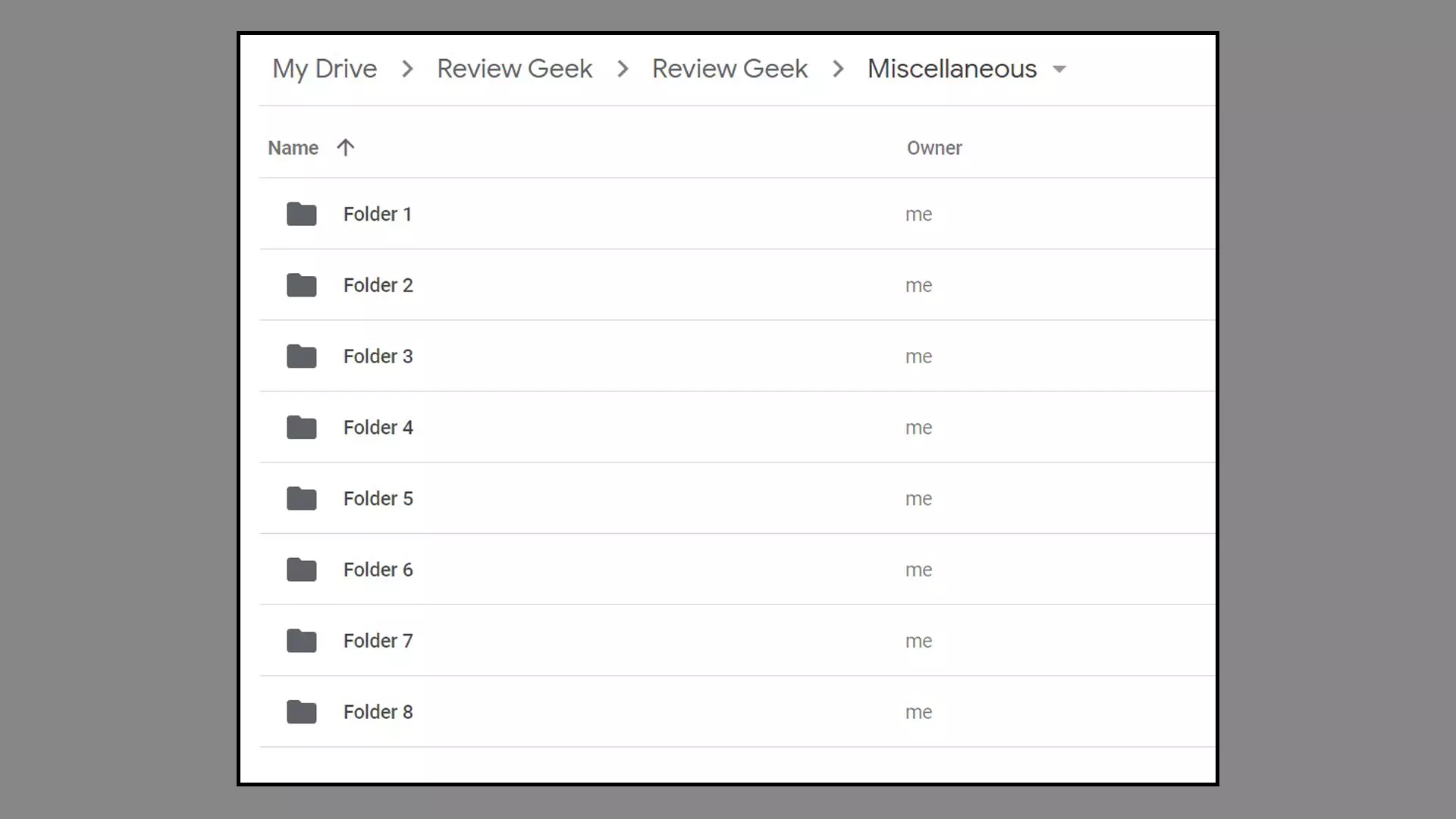 Berbilang Folder dalam Folder dalam Google Drive
