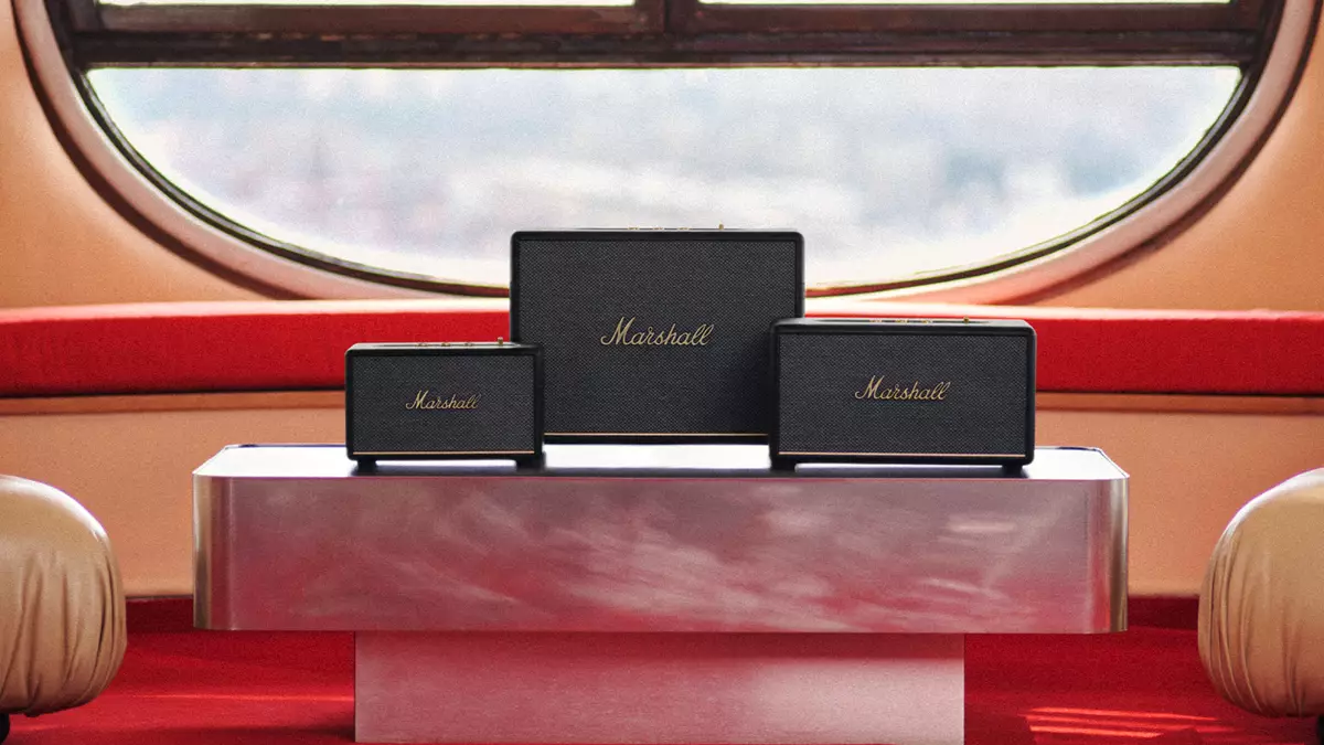 Марсхалл-ови звучници треће генерације у црној боји.