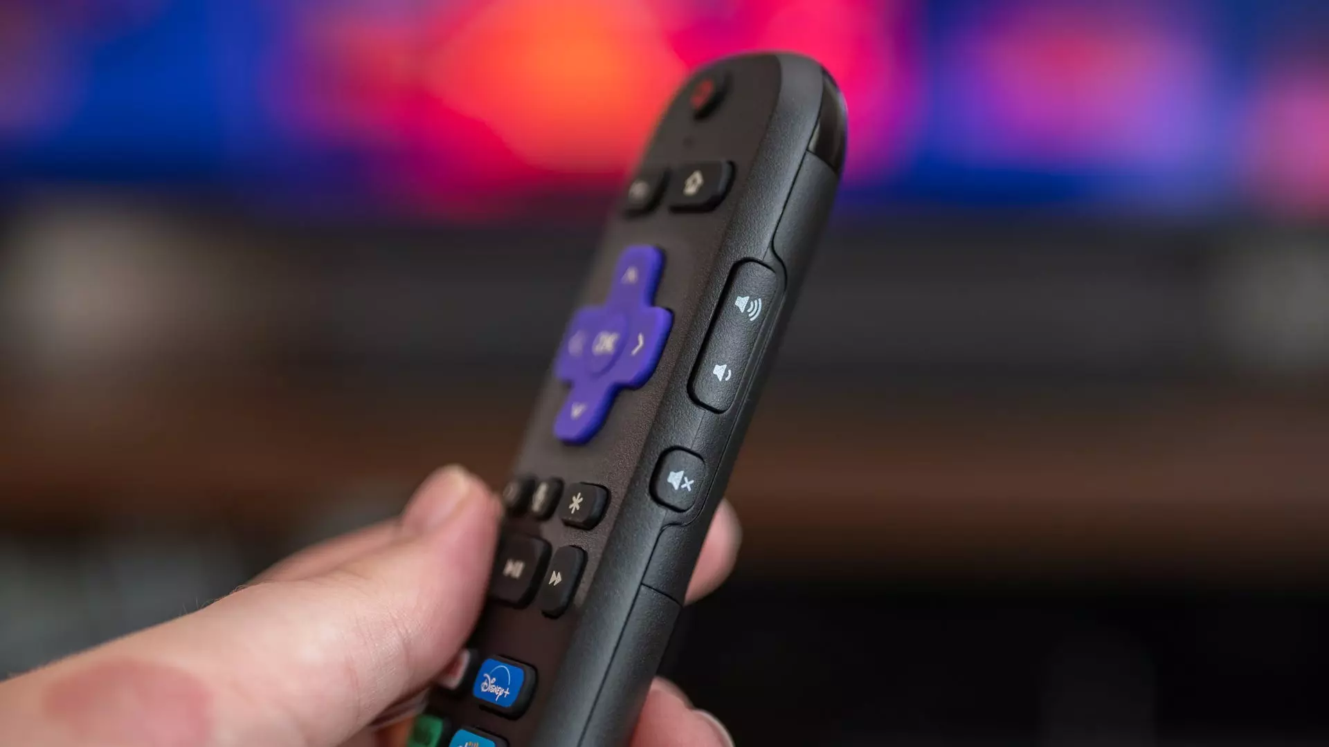 Roku Streambar voice remote's volume buttons