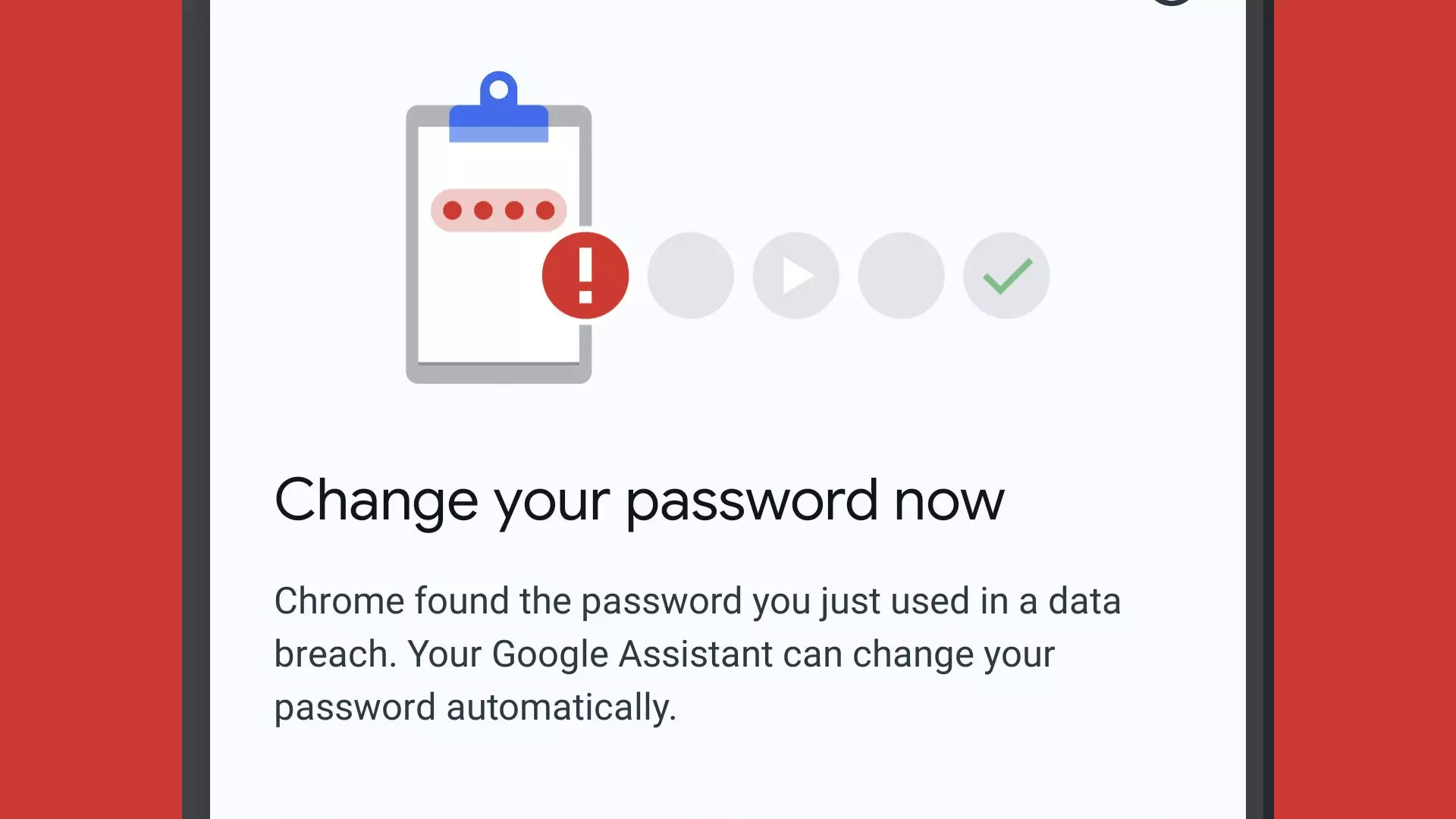 Google Chrome аўтаматычна зменіць вашы скрадзеныя паролі