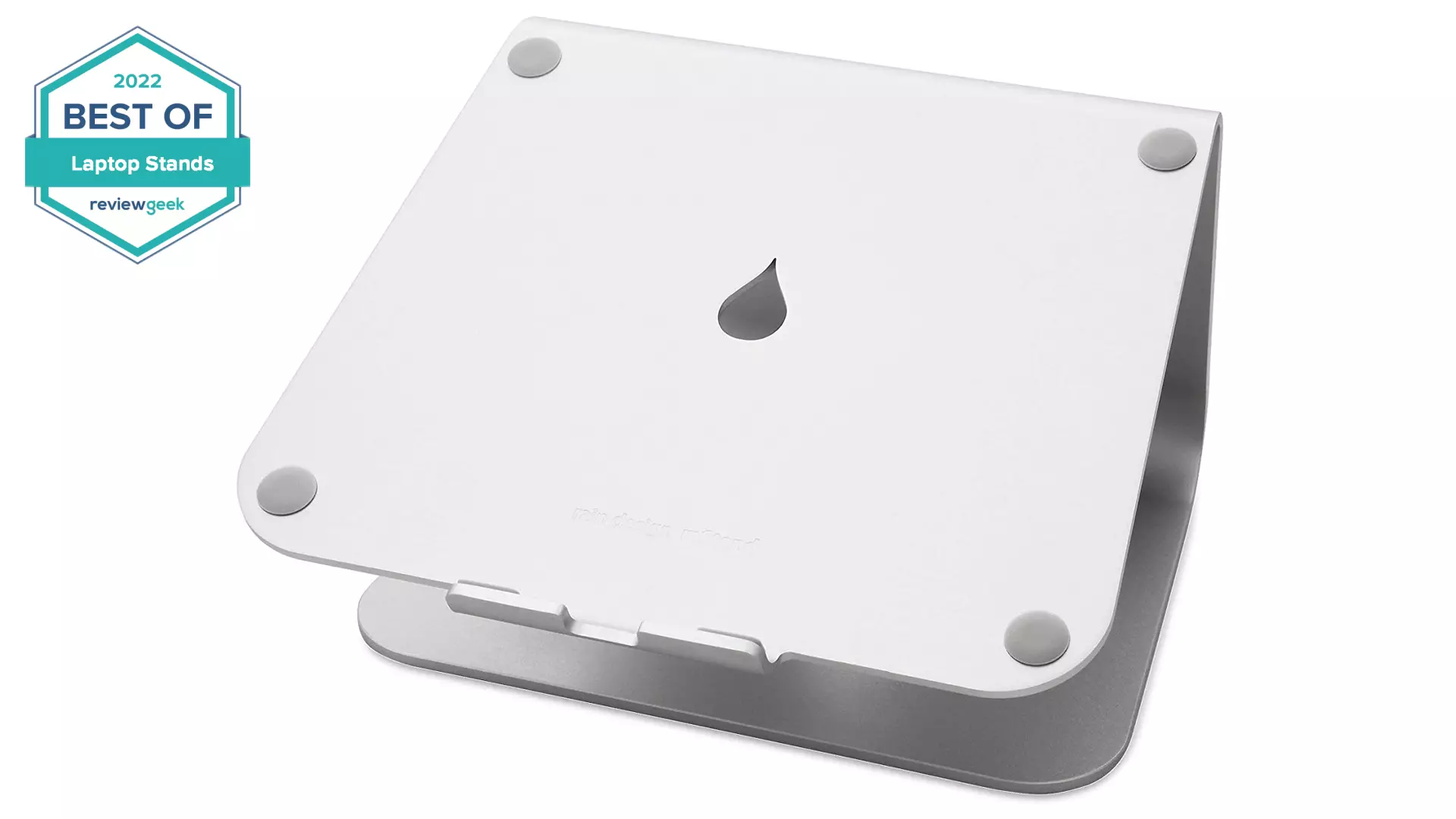 Il supporto per laptop Rain Design mStand in argento