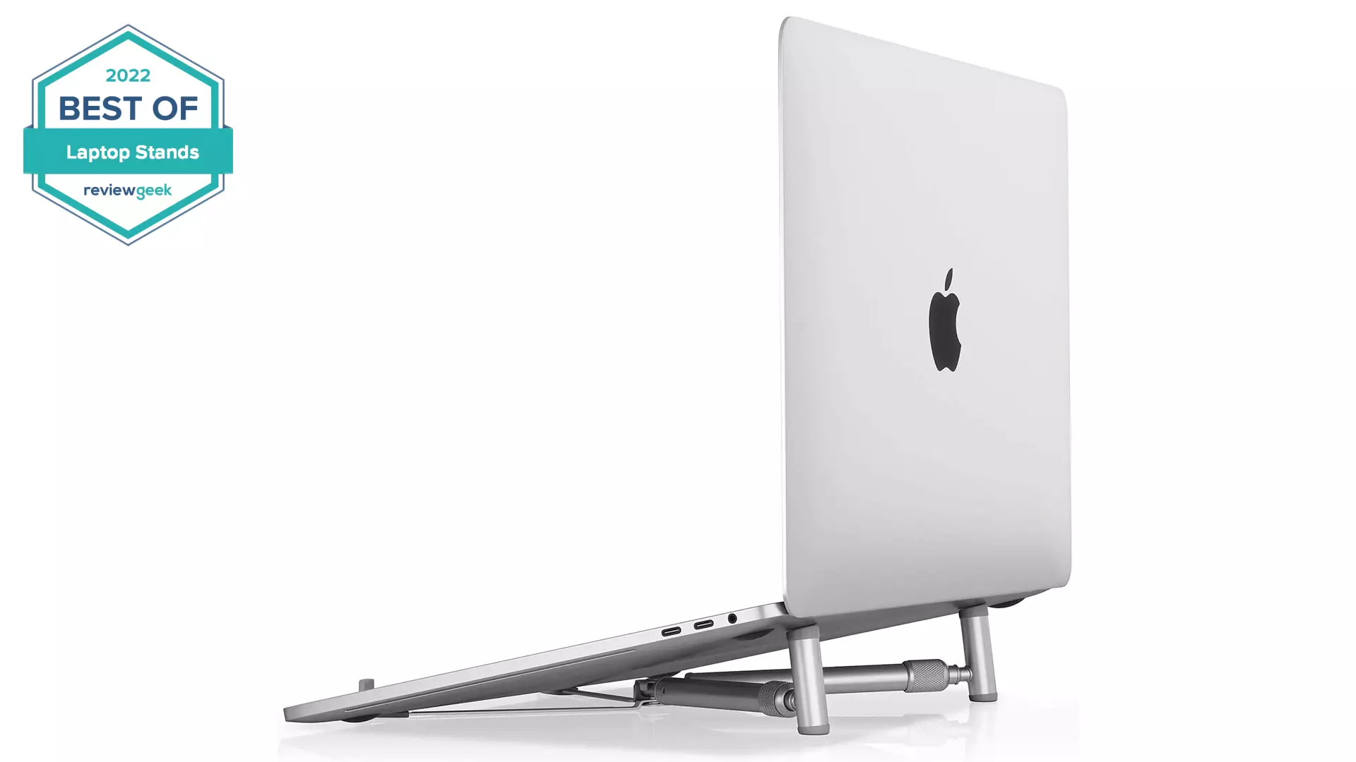 Steklo MacBook Stand Portable Laptop Stand bakeng sa Desk