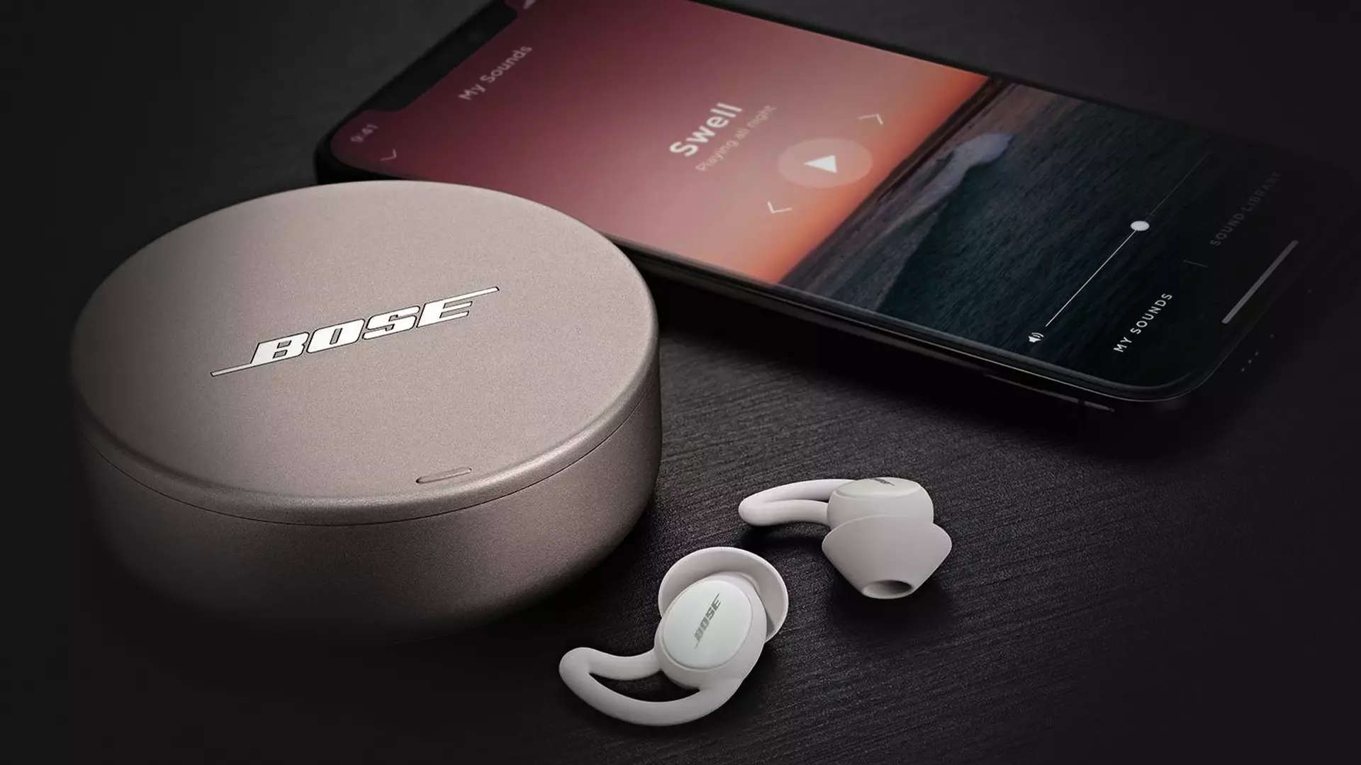 Bose Sleep Buds II avec un smartphone