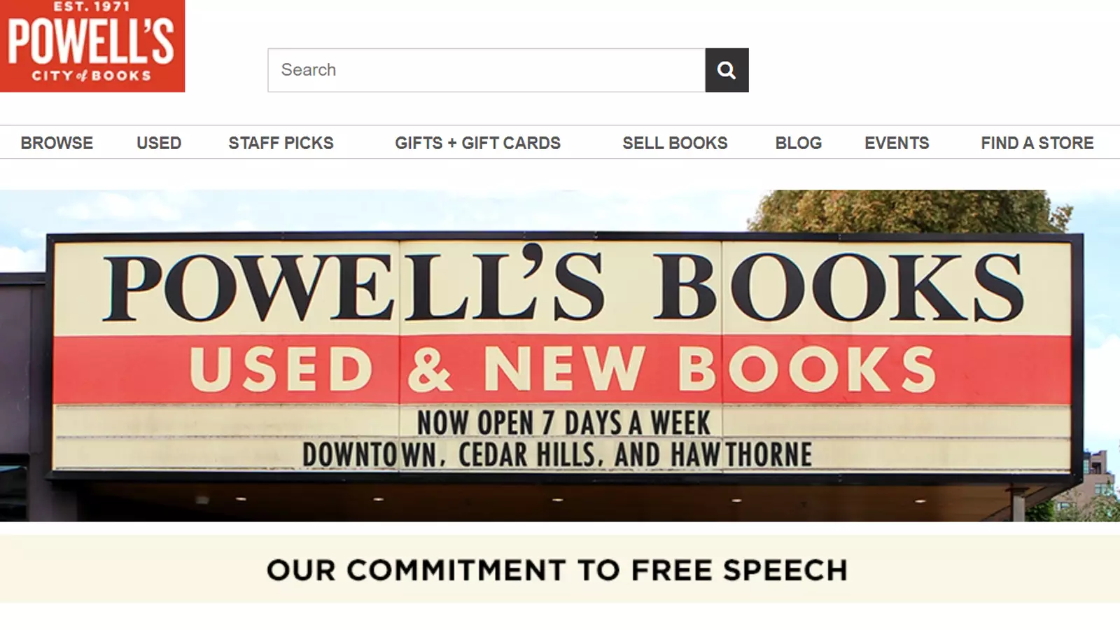 Powell's Books，世界上最大的独立书店