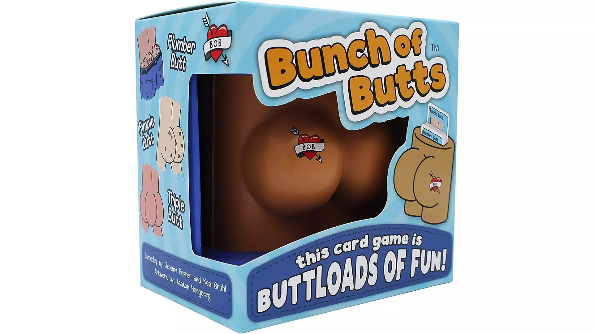 Žaidimas „Bunch of Butts“.