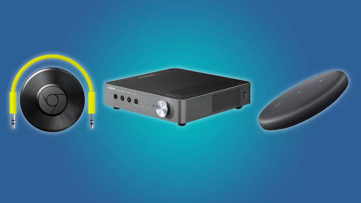Аудио Chromecast, эхо-вход и Yamaha WXC50
