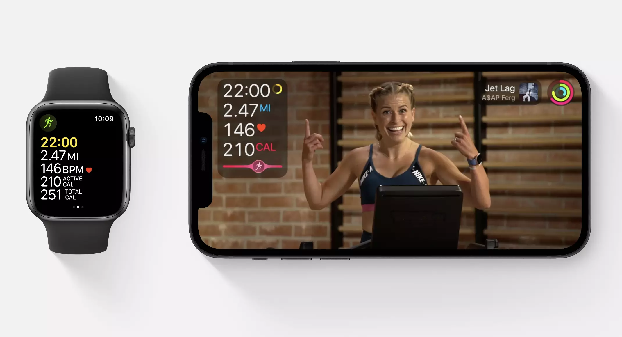 apple watch en iphone fitness+