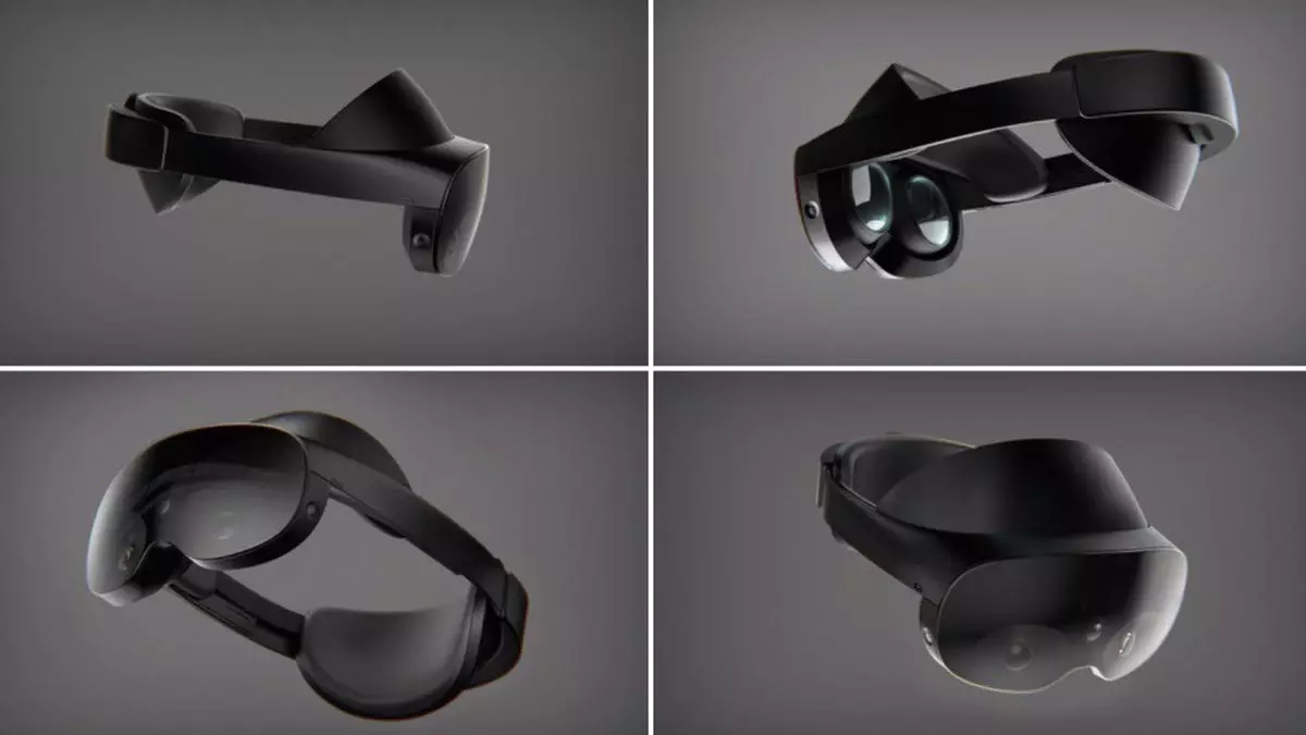د نوي میټا VR هیډسیټ لیک شوی رینډر