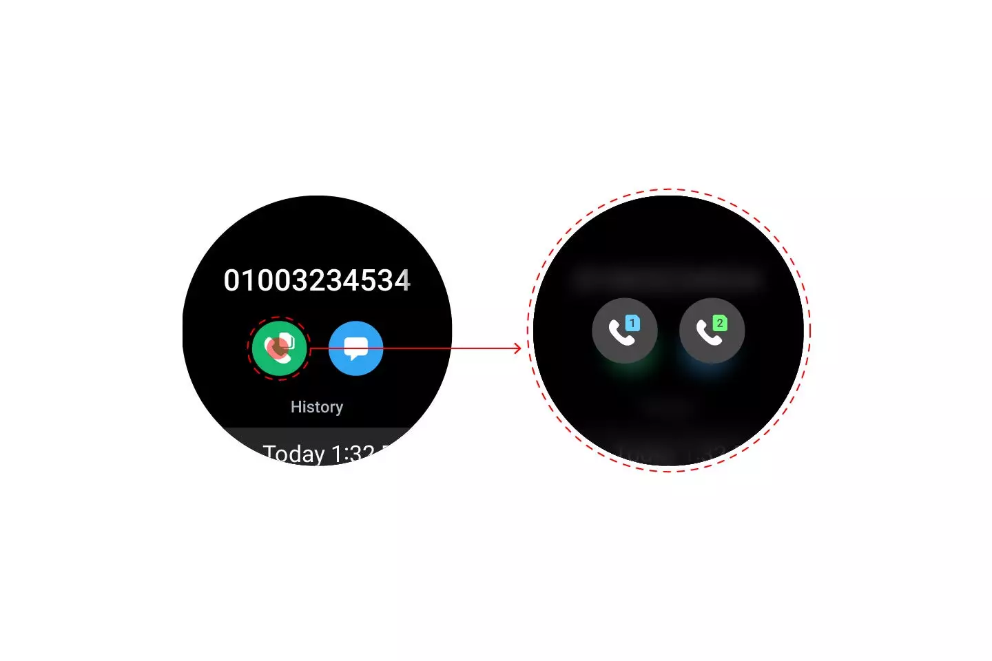 Compatibilidade con dobre SIM en One UI Watch 4.5.