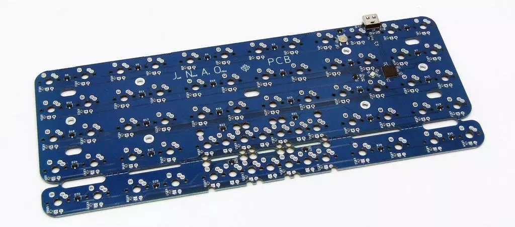 JNAO keyboard printed circuit board