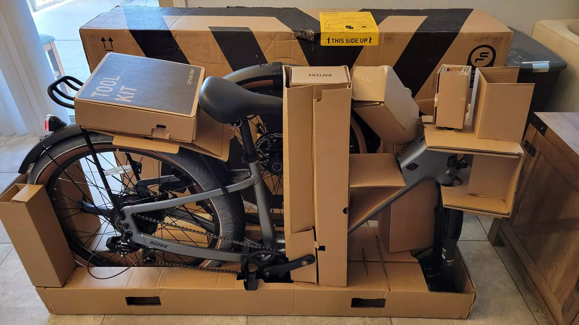 Škatla za pošiljanje e-koles Velotric