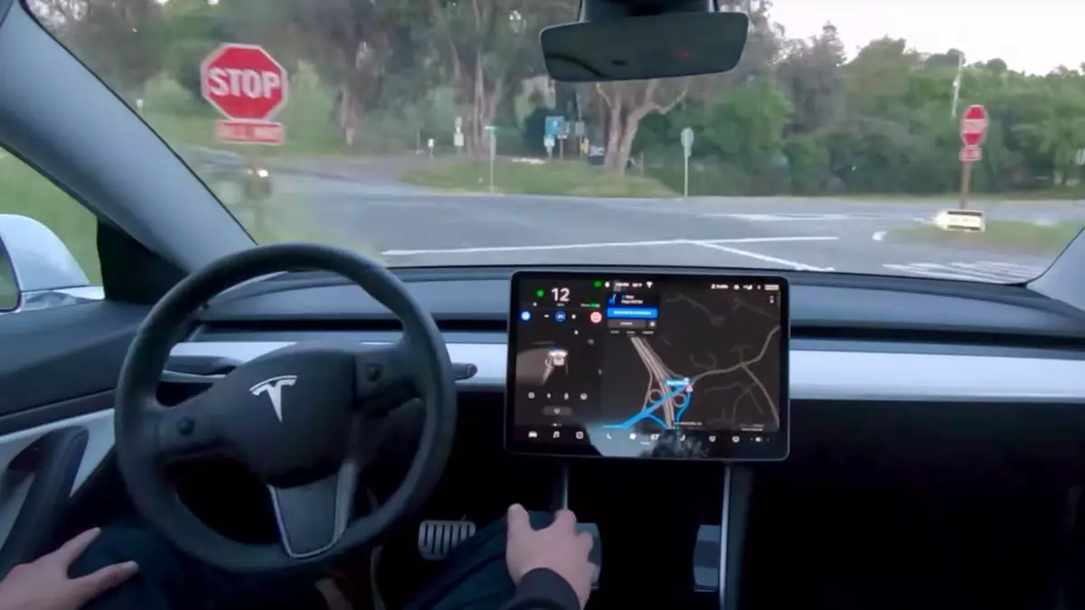 Οπτικοποίηση αυτοοδήγησης Tesla