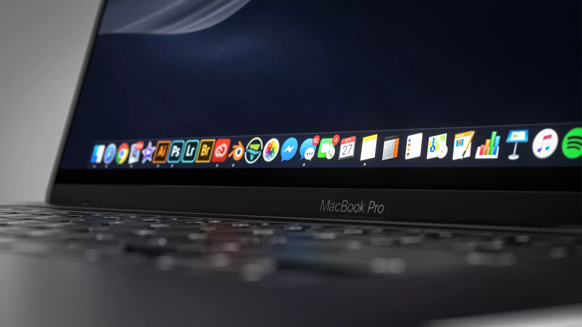 એપ્સ સાથેનું નવું Apple MacBook 16-ઇંચ