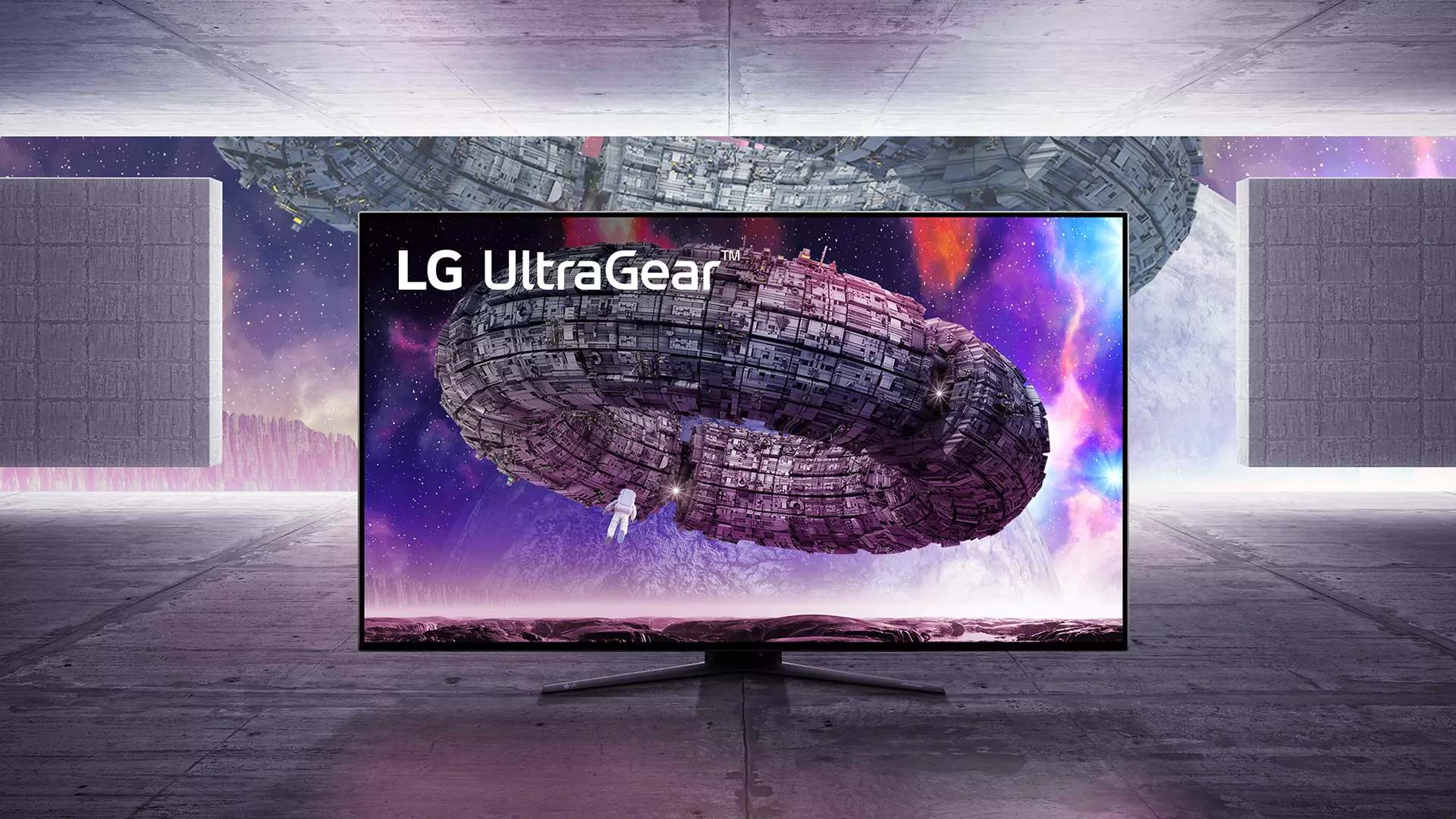 O monitor de jogos LG UltraGear 58GQ900