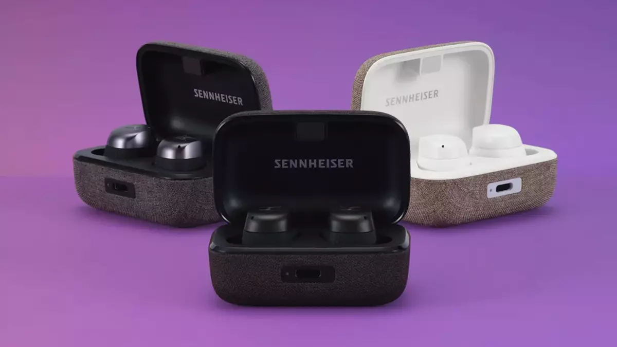Сеннхеисер-ове нове слушалице Моментум Труе Вирелесс 3 у графитној, црној и белој боји