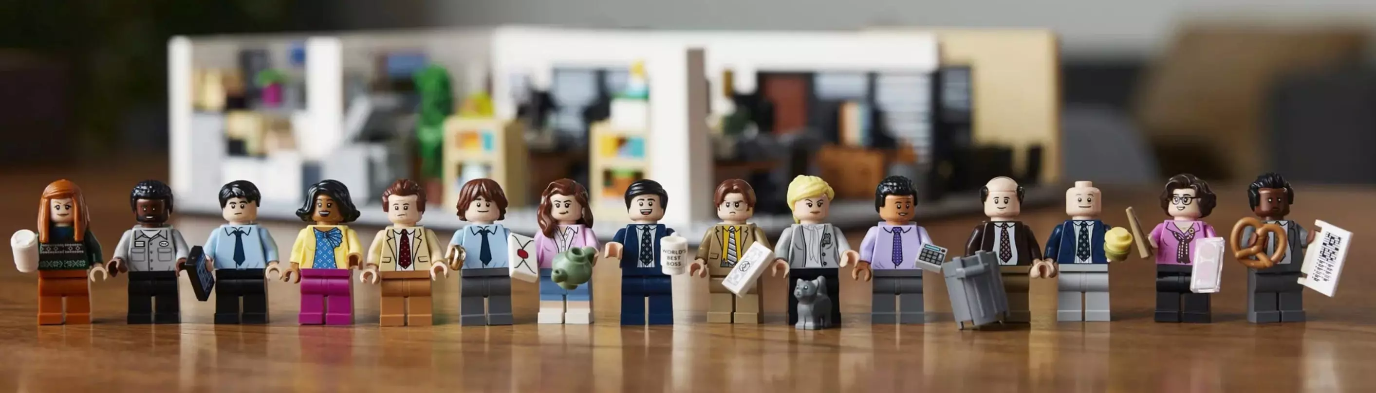 LEGO The Office pob un o'r 15 nod