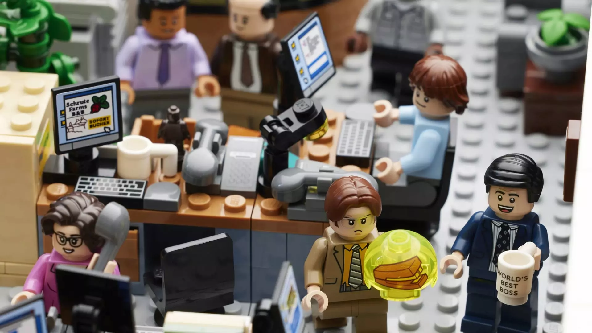 LEGO غرفة المكتب الرئيسية