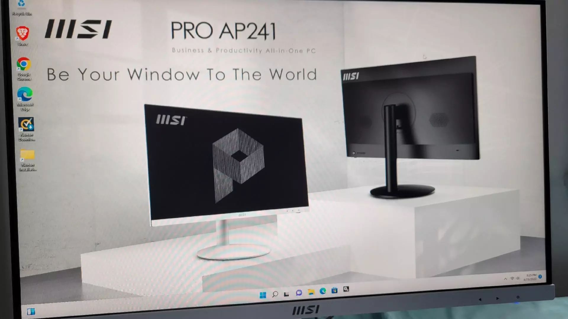 Η οθόνη του Pro AP241 δείχνει αξιοπρεπή ανάλυση 1080p