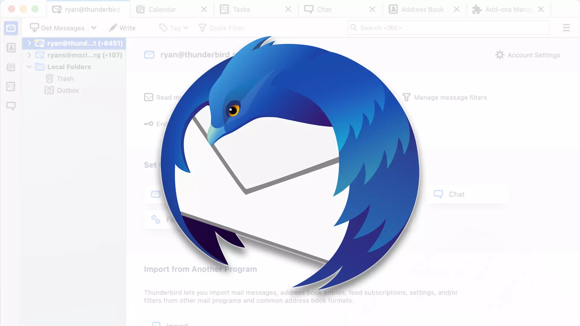 Mozilla's Thunderbird Email Client Los rau Android
