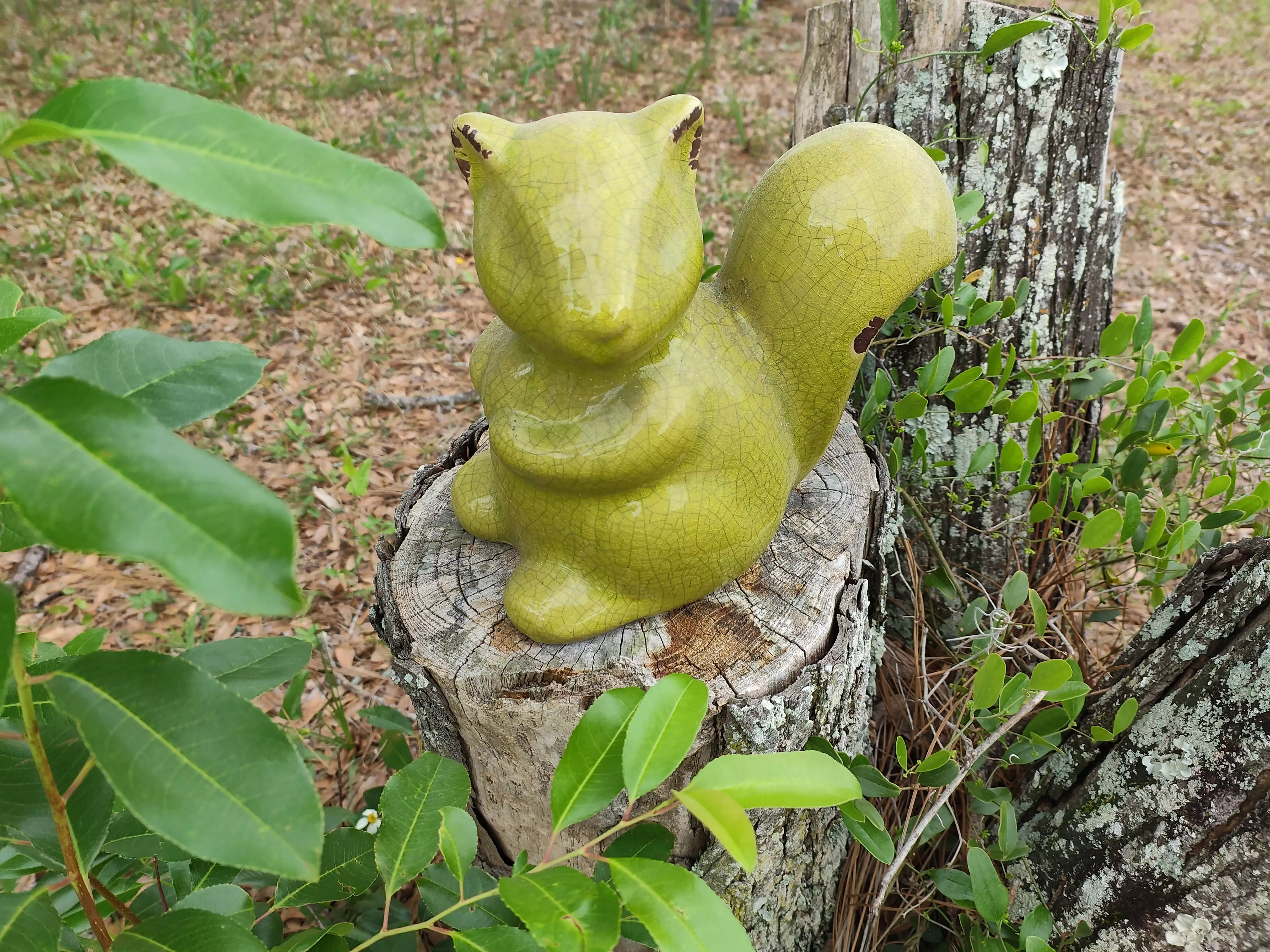 Ceramic squirrel