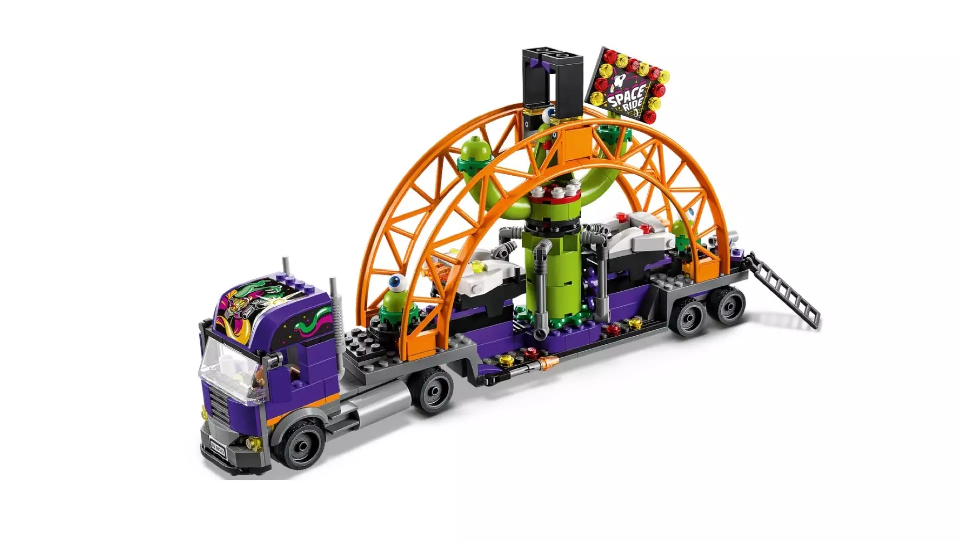 Бұл LEGO City жүк көлігі ойын-сауық саябағына айналады