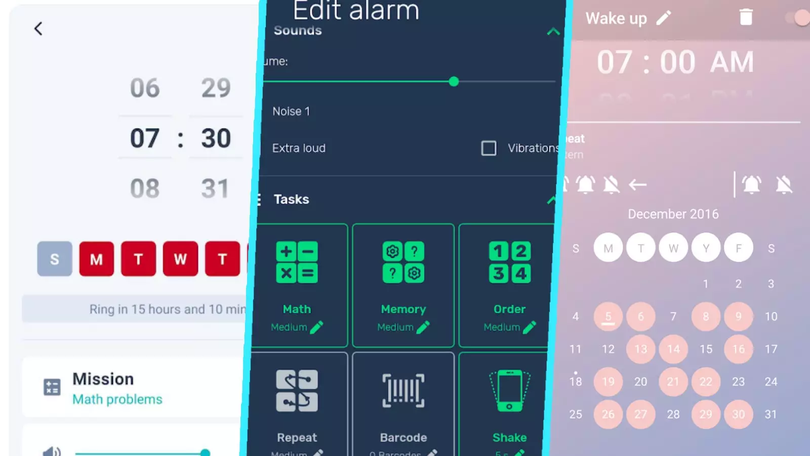 Lisebelisoa tse 7 tse Molemohali tsa Alarm Clock bakeng sa Android