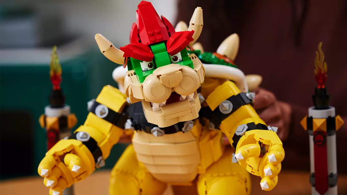 Iseti ye-LEGO Mighty Bowser.