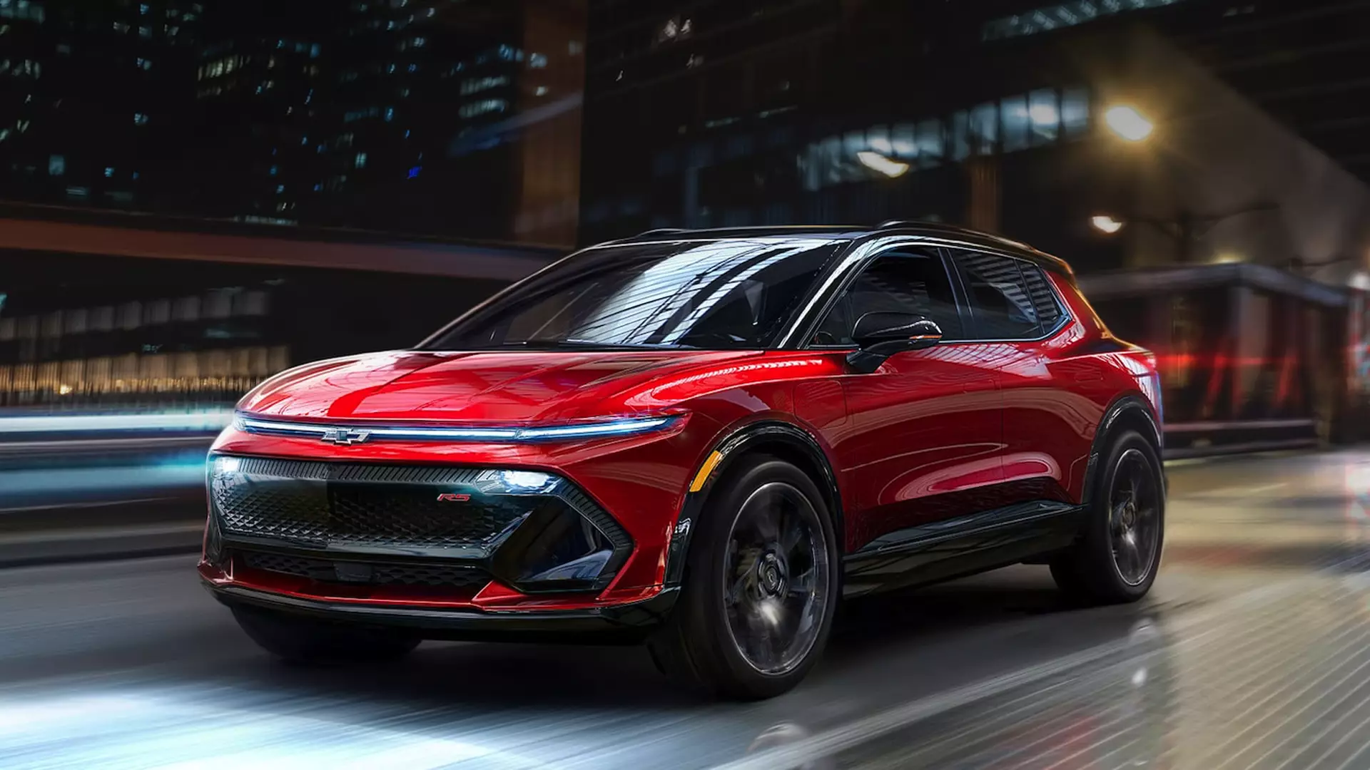 Chevy's Equinox EV poserer til teaser-video, ser bedre ud end bolten