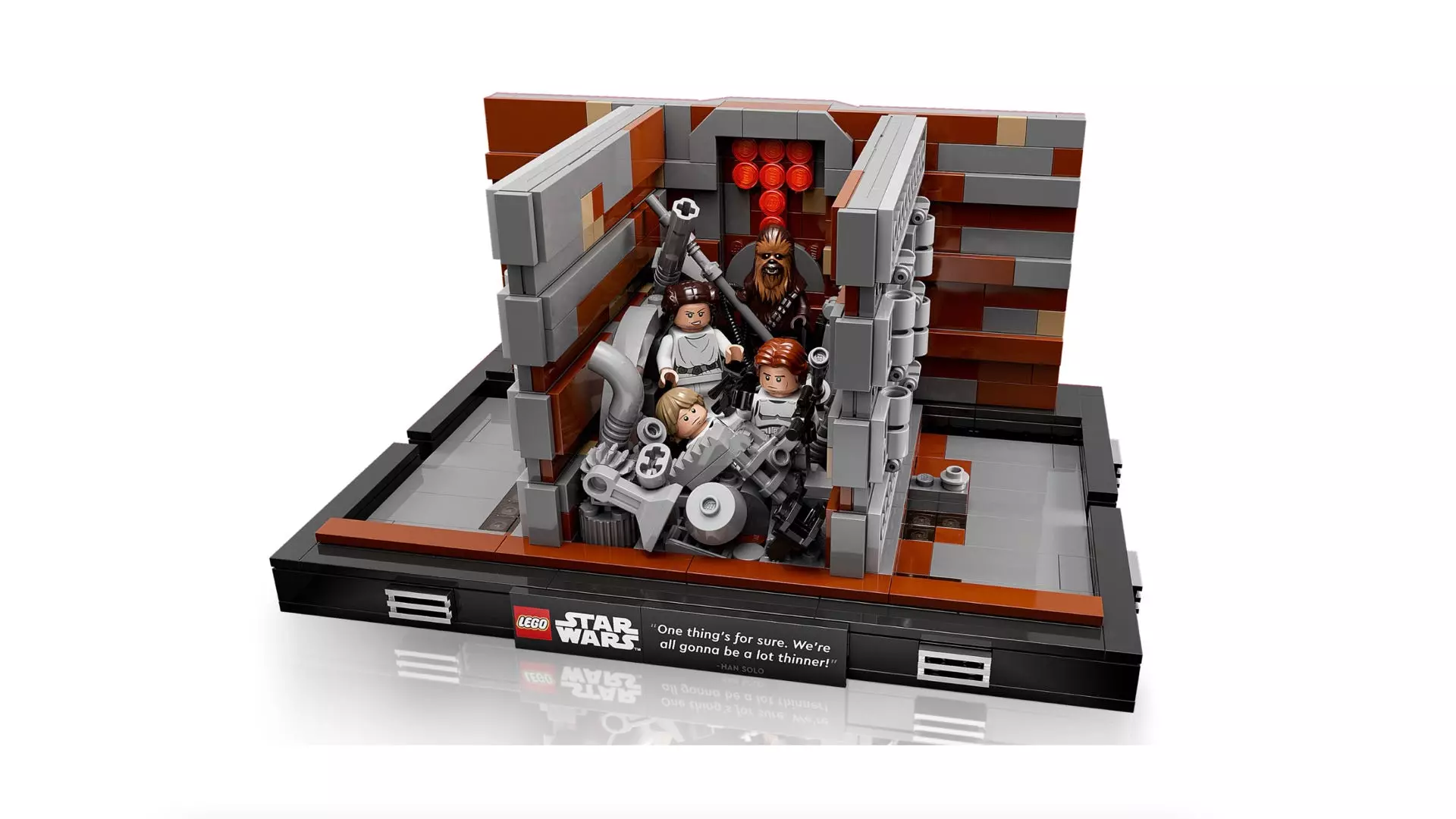 LEGO Death Star Trash Compactor диорамасы Жұлдызды соғыстар