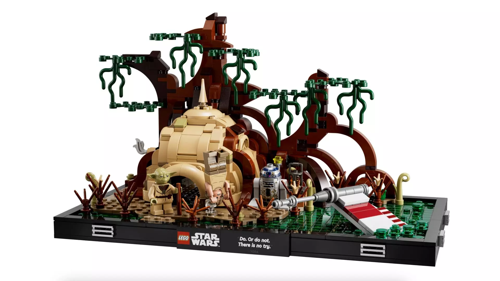 LEGO Star Wars Jedi Pelatihan diorama