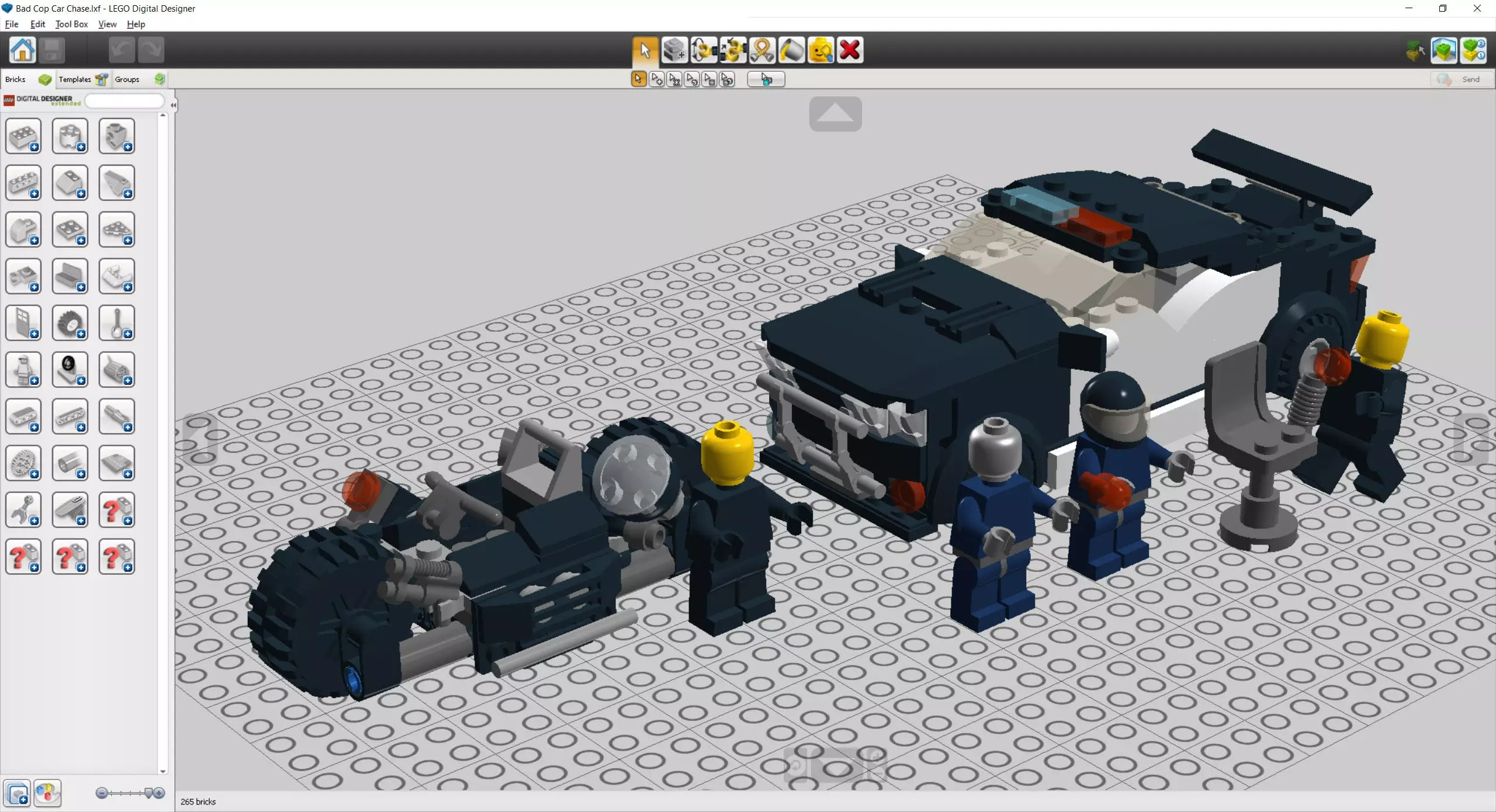 LEGO Digital Designer programa.