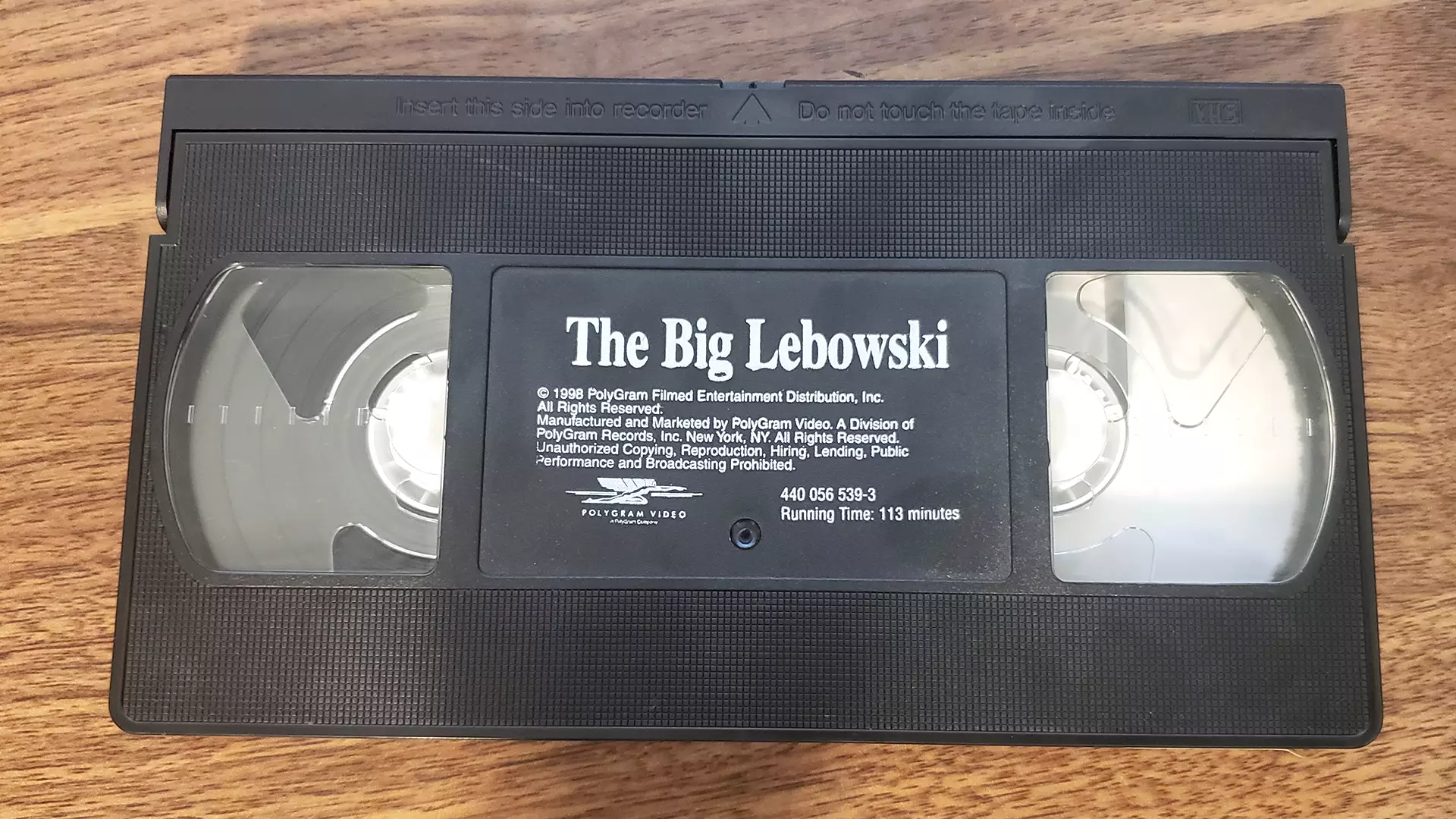 Una cinta VHS de