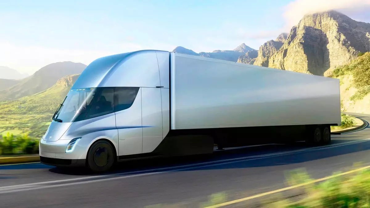 Tesla Semi Elektresch Camion