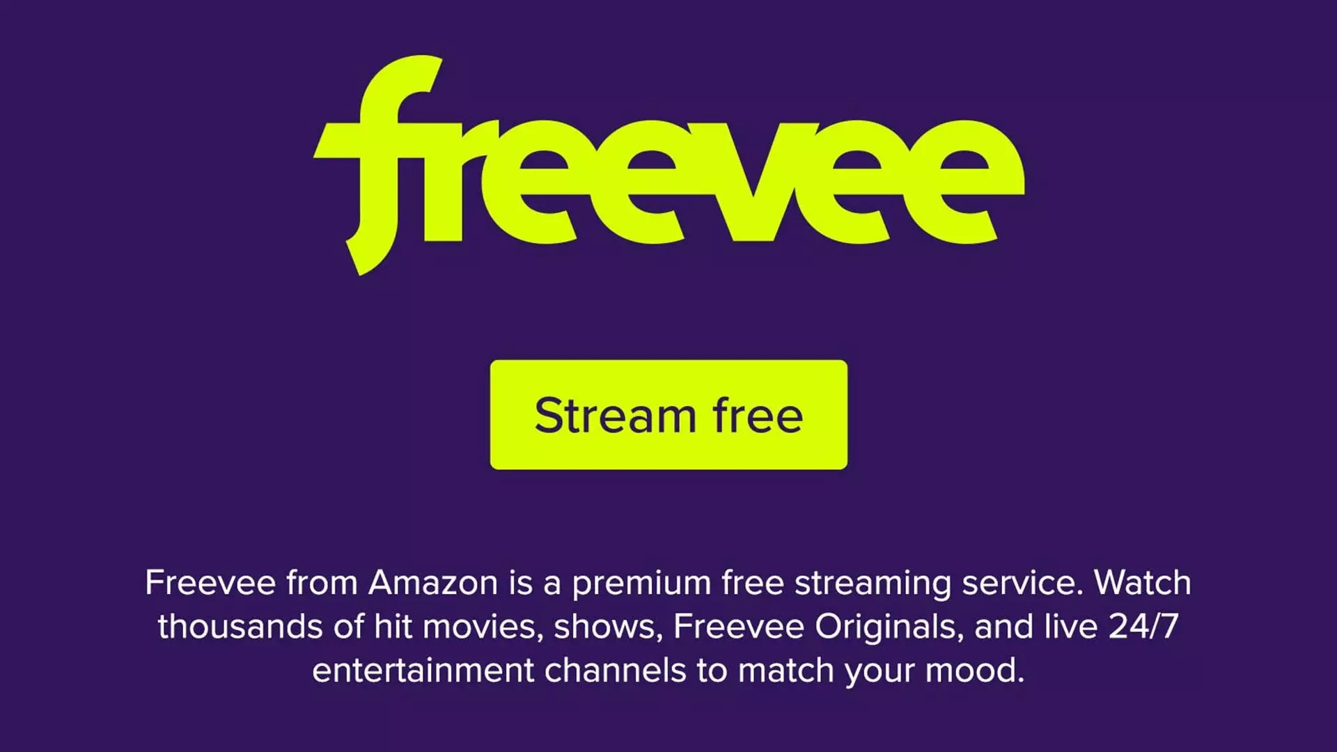 Τα τελευταία δωρεάν κανάλια του Freevee περιλαμβάνουν μαγειρική, μουσική και νοσταλγία
