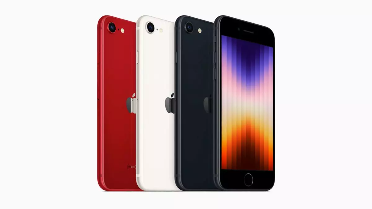 2022 iPhone SE रंग पर्याय