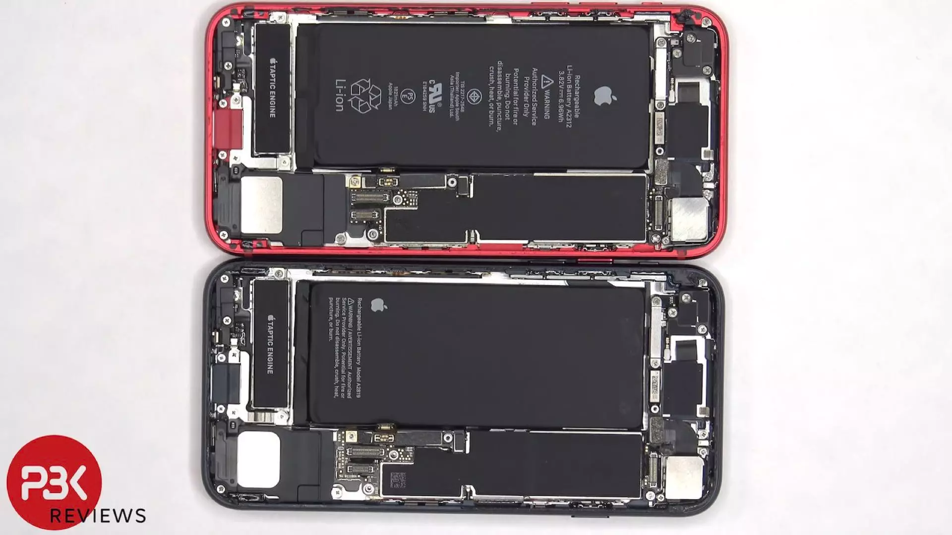 I-iPhone SE 5G teardown ibonisa ibhethri elikhulu