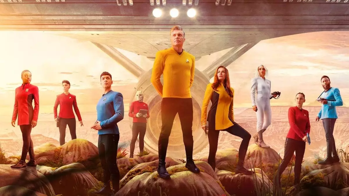 Die Besetzung von Star Trek: Strange New Worlds.