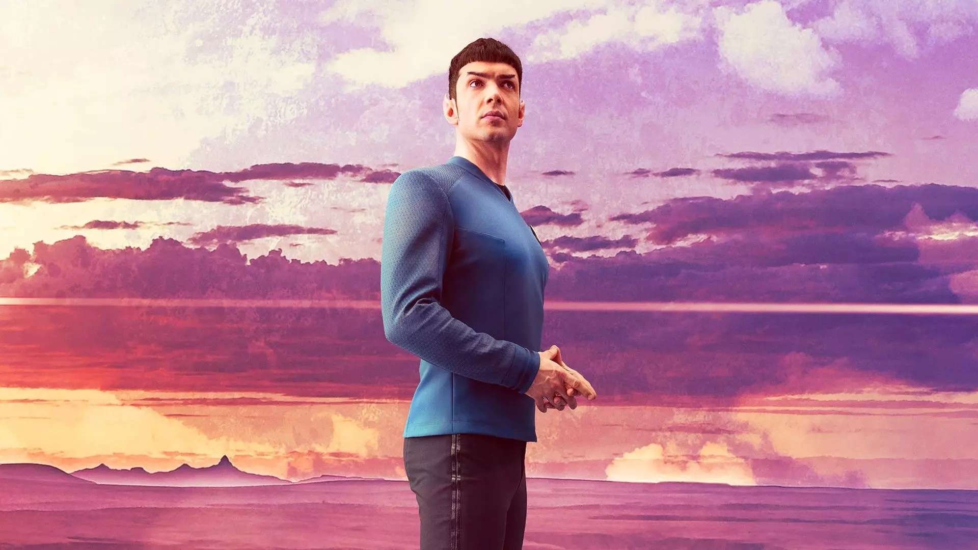 Ethan Peck kao Spock